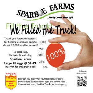 We filled the truck! Sparboe Farms will donate nearly 20,000 eggs to ...
